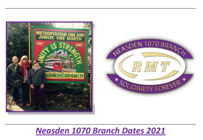 Neasden branch meeting | RMT London Calling