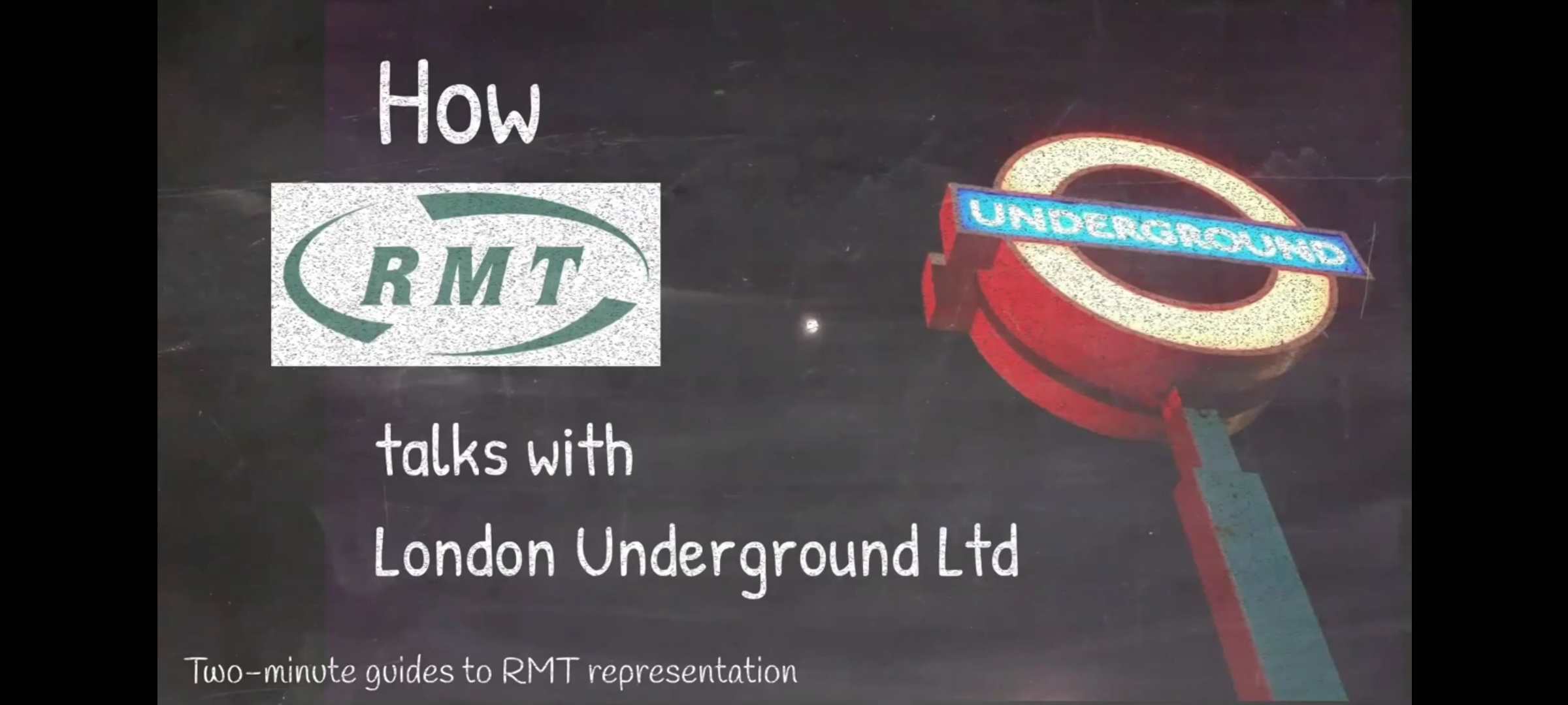 How RMT talks with London Underground | RMT London Calling